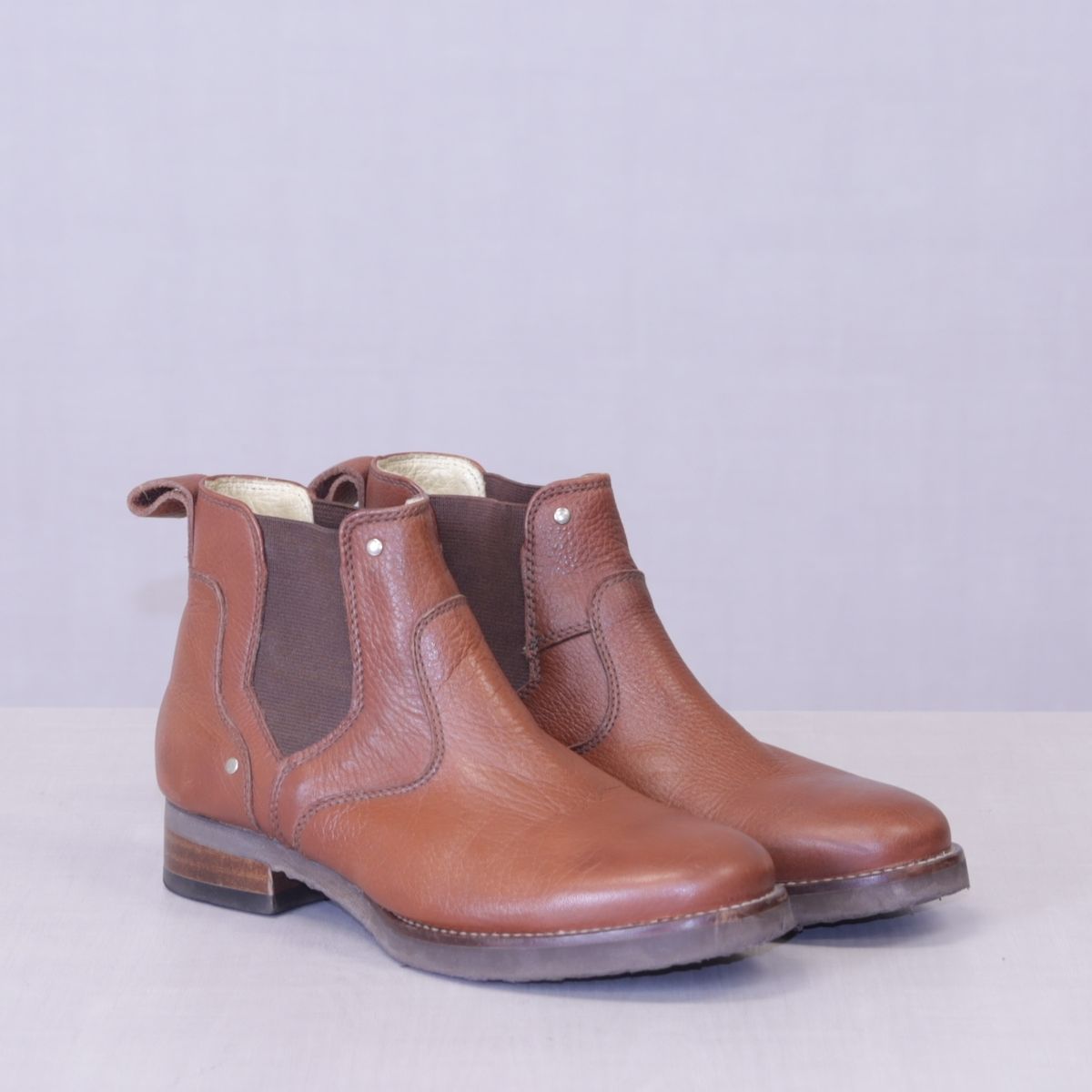 Bota Chelsea Marrom Lady Silver | Bota Feminina Lady Silver Usado ...