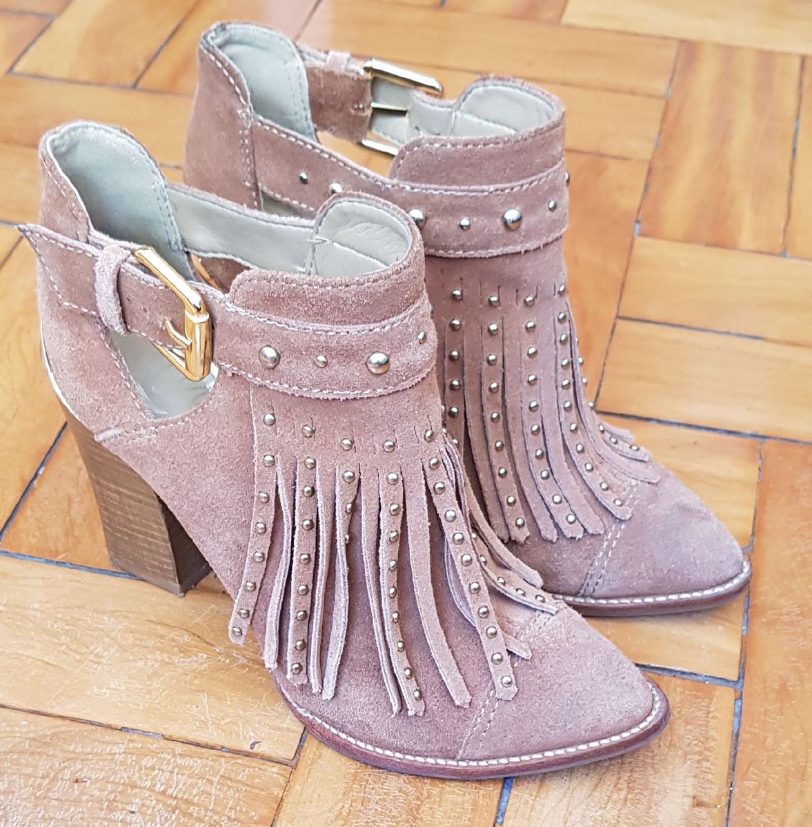 Bota com Franjas | Bota Feminina Lilly S Closet Usado 43001100 | enjoei