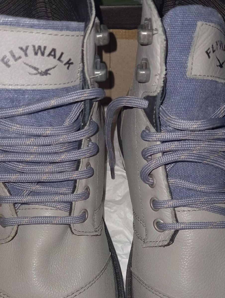 Bota Couro Fly Walk C/ Zíper, (44) | Bota Masculina Fly Walk Nunca ...