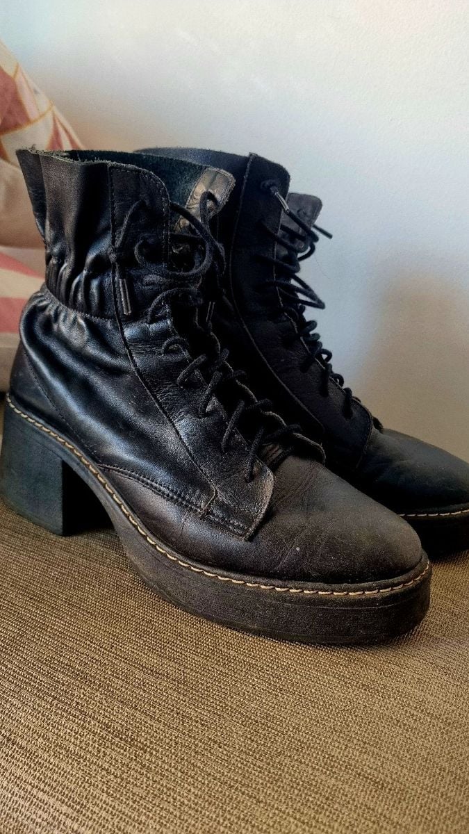 Bota Couro Sonho Dos Pes | Bota Feminina Sonho Dos Pes Usado 109924587 ...
