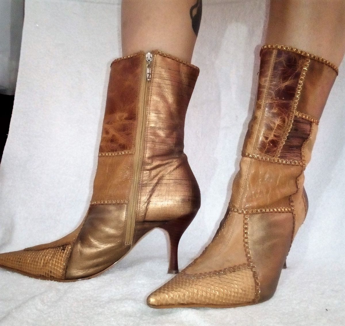 Bota Couro Zeket | Bota Feminina Zeket Usado 77326200 | enjoei