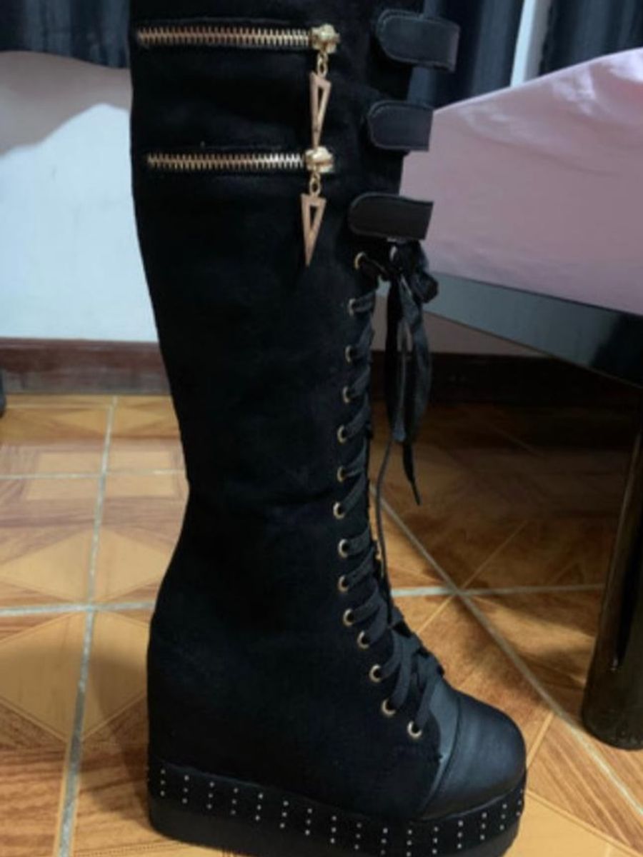 Bota de Camurça | Bota Feminina Usado 55564362 | enjoei