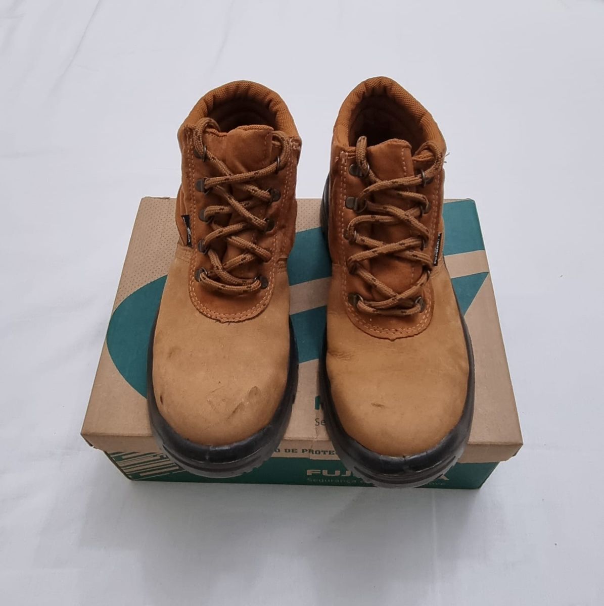 Bota de Obra Fujiwara Marrom | Bota Masculina Fujiwara Usado 83854329 ...