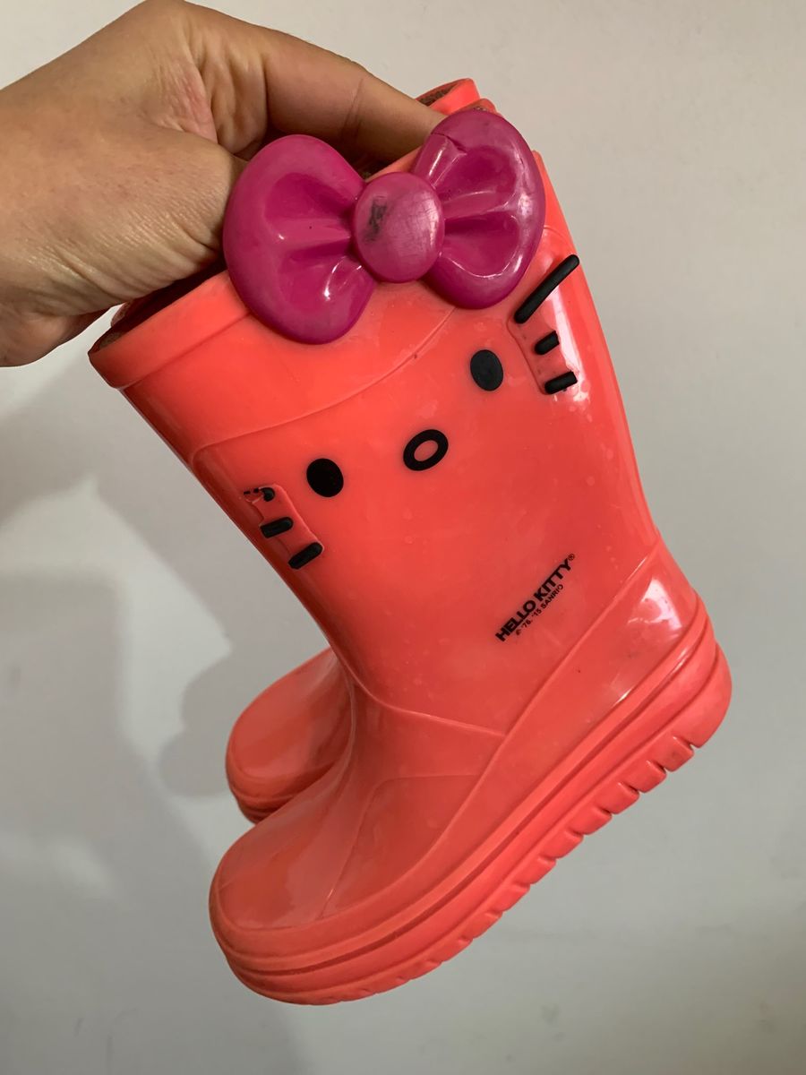 Bota Galocha Infantil Hello Kitty | Calçado Infantil para Meninas Hello ...