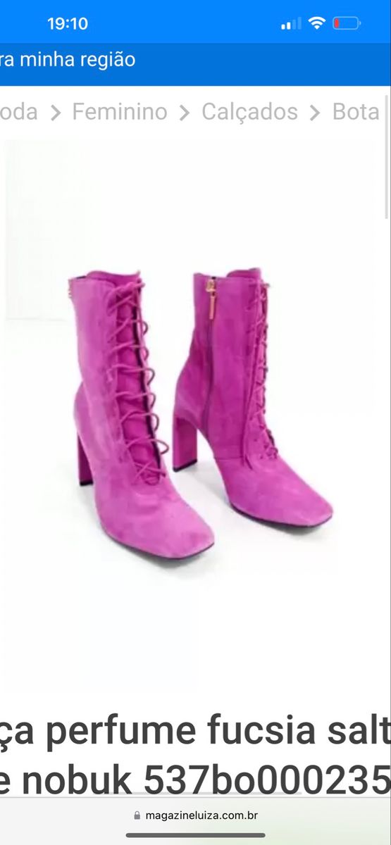 Bota Lança Perfume Nova | Bota Feminina Lanca Perfume Nunca Usado ...