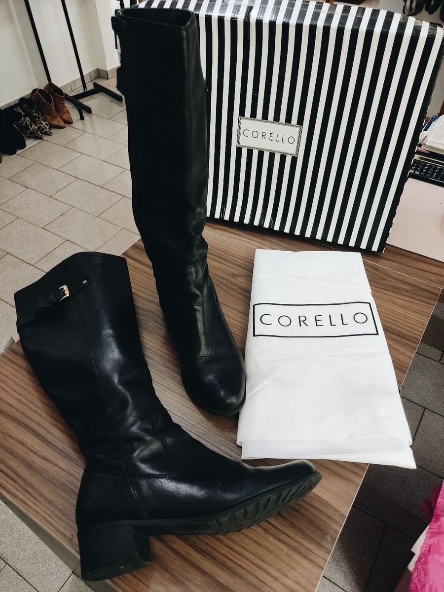 Bota Montaria Preta Corello | Bota Feminina Cortelle Usado 81410915 ...