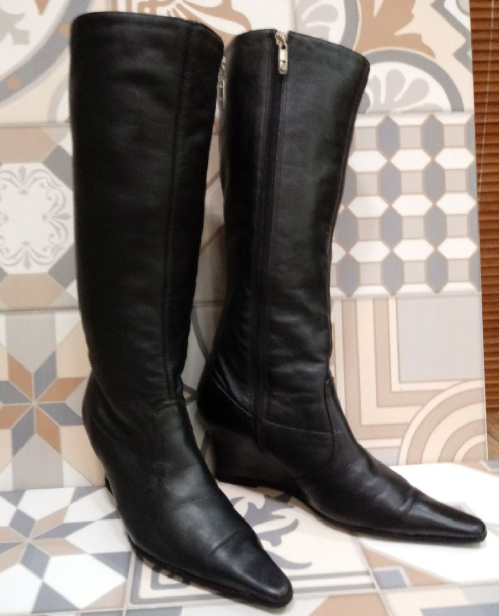 Bota Montaria Zeket Couro | Bota Feminina Zeket Usado 48129978 | enjoei