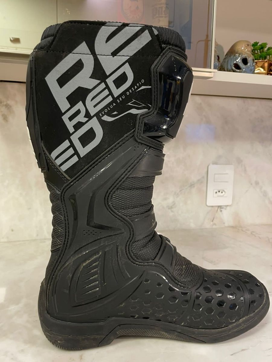 Bota Motocross Red Dragon Tam 42 | Bota Masculina Red Dragon Nunca ...