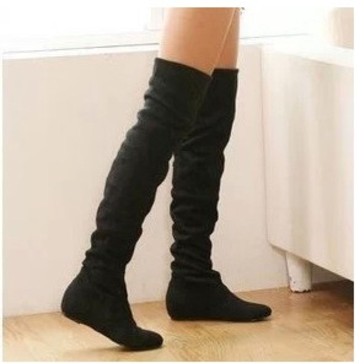 Bota Over Knee sem Salto | Bota Feminina Nunca Usado 21218304 | enjoei