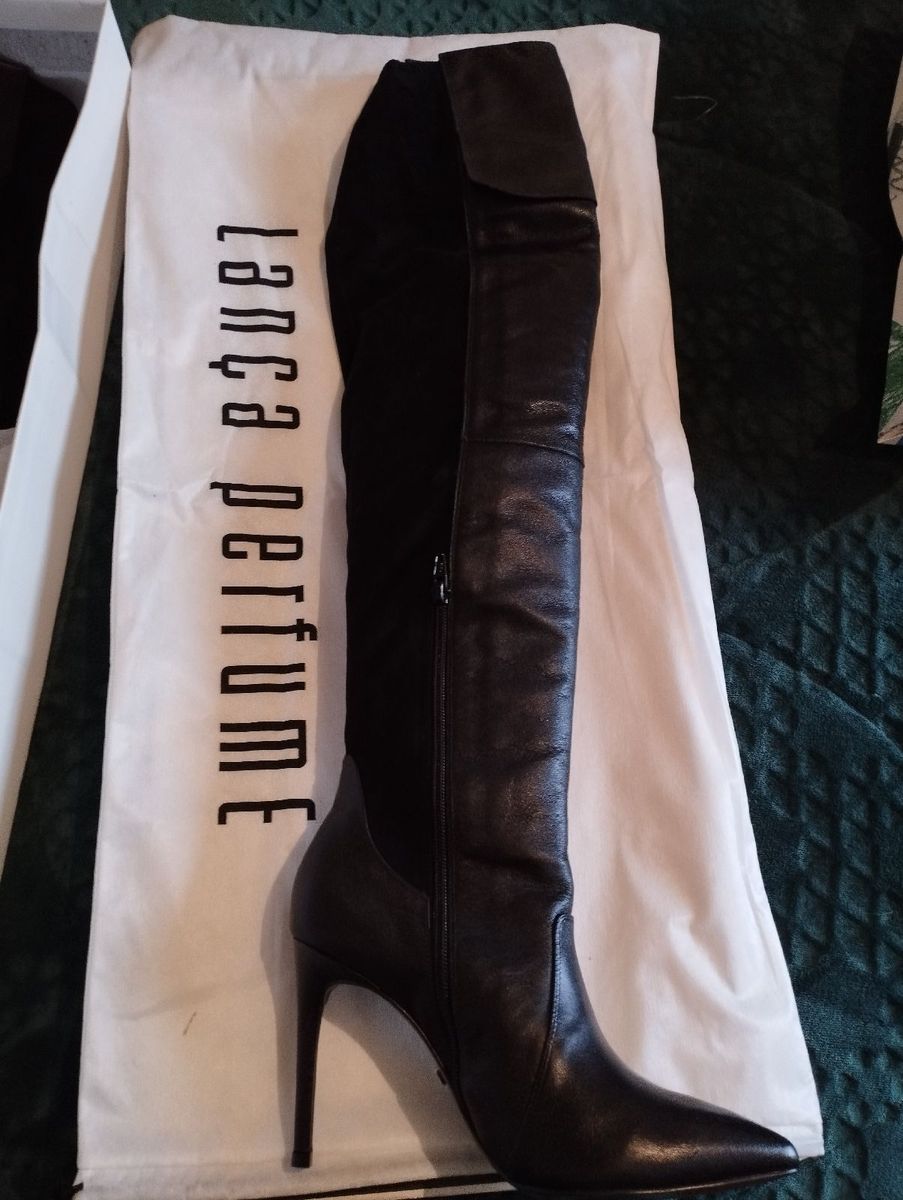 Bota Over The Knee Lança Perfume | Bota Feminina Lança Perfume Nunca ...