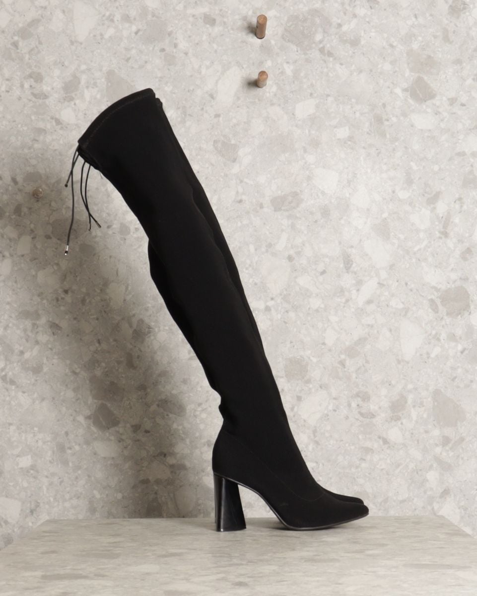 Bota Over The Knee Preta Via Marte | Bota Feminina Via Marte Usado ...