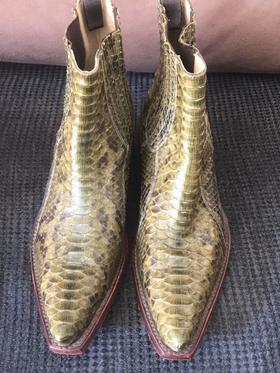 Bota Píton Verde Tony Mora | Sapato Feminino Tony Mora Usado 46638085 ...