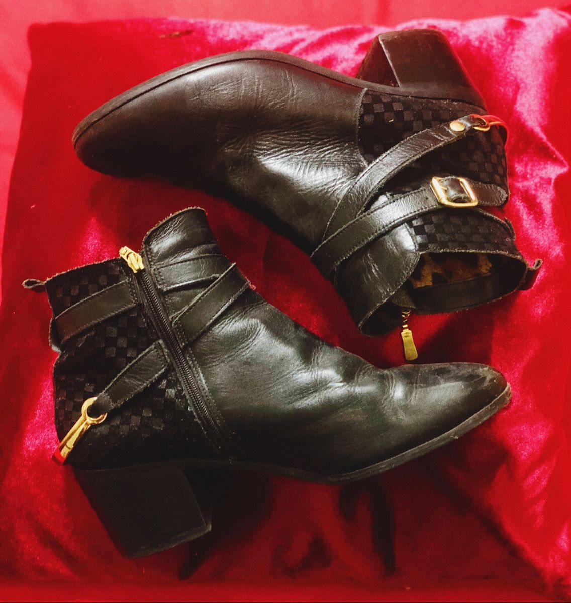 Bota Preta Cano Curto | Bota Feminina Usado 39856487 | enjoei