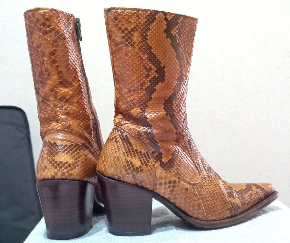 Bota Python Legítima Tony Mora | Bota Feminina Tony Mora Usado 98805730 ...
