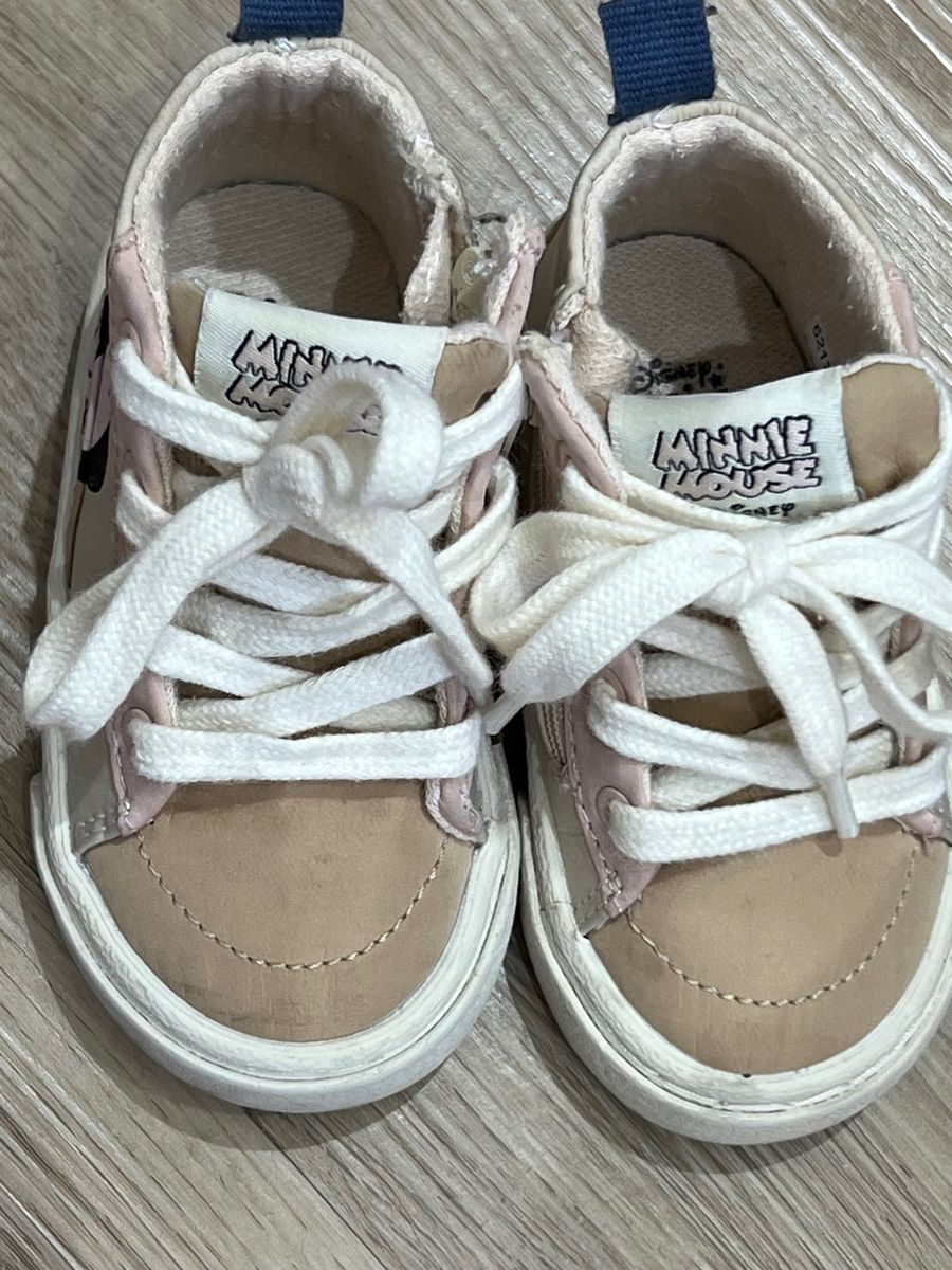 Bota Tênis Zara Minie | Calçado Infantil para Meninas Zara Usado ...