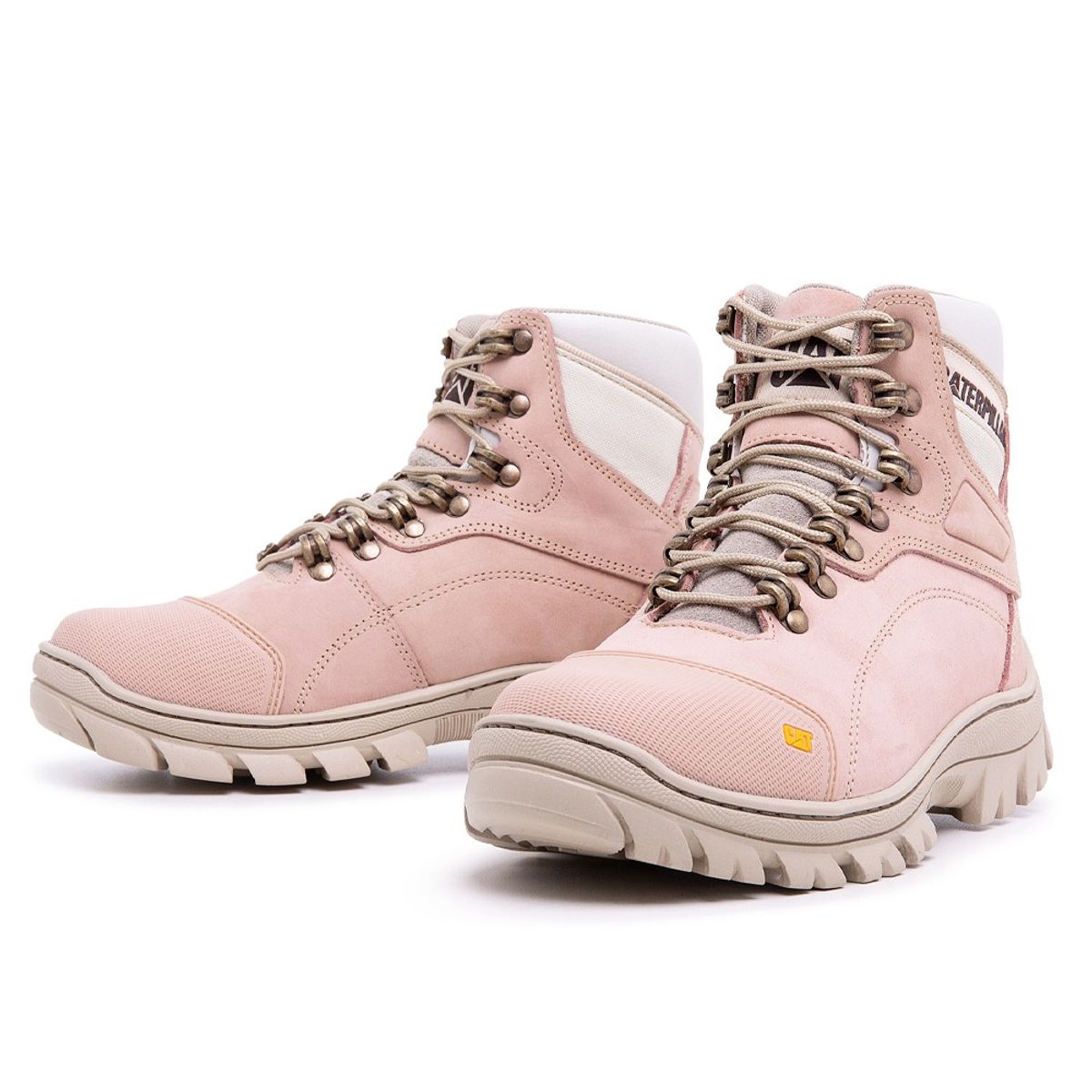 Botas Cat Adventure Feminina Rosa em Couro Legítimo - do 34 Ao 40 ...