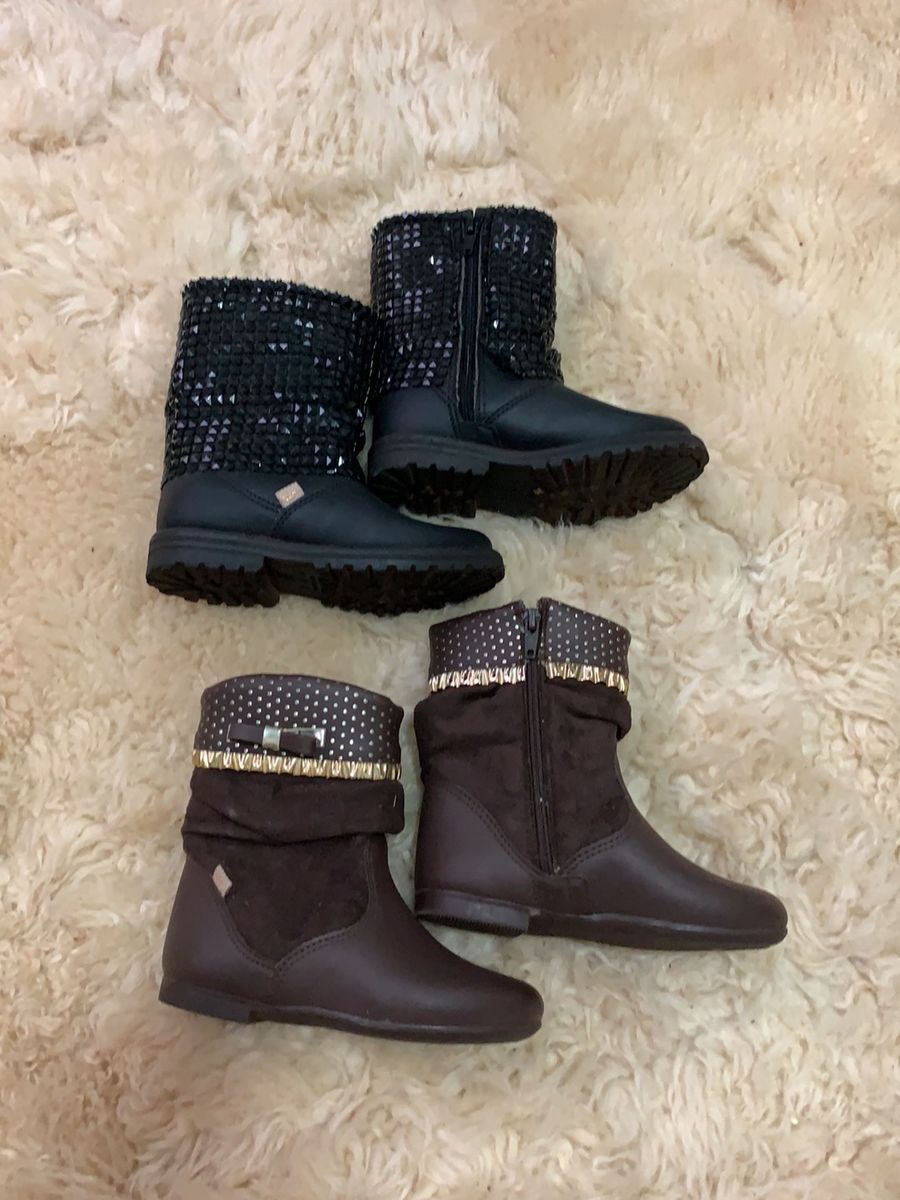Botas Combo Menina | Calçado Infantil para Meninas Kidy Usado 32284117 ...