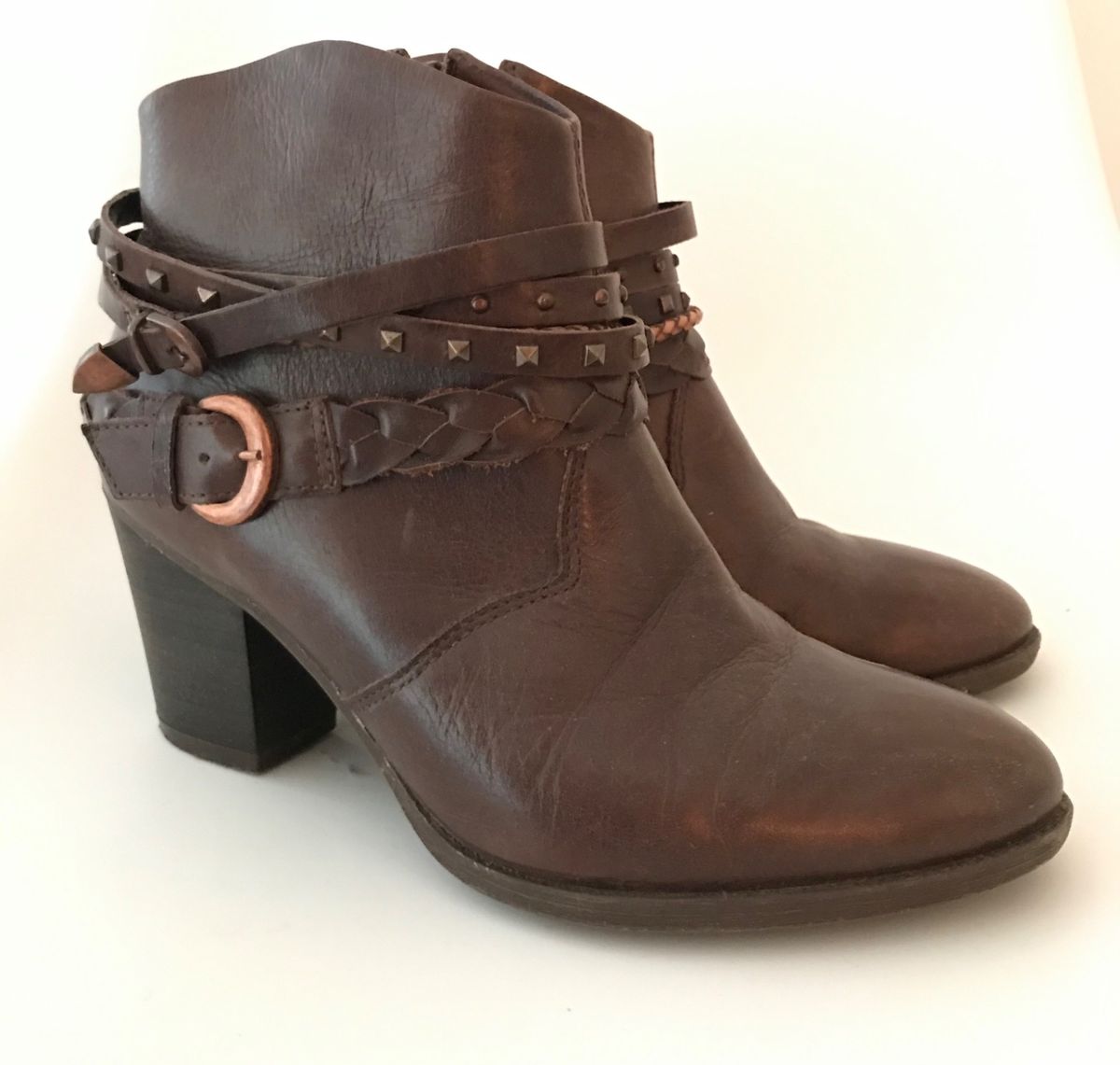 Botinha Marrom | Bota Feminina Ramarim Usado 43968202 | enjoei