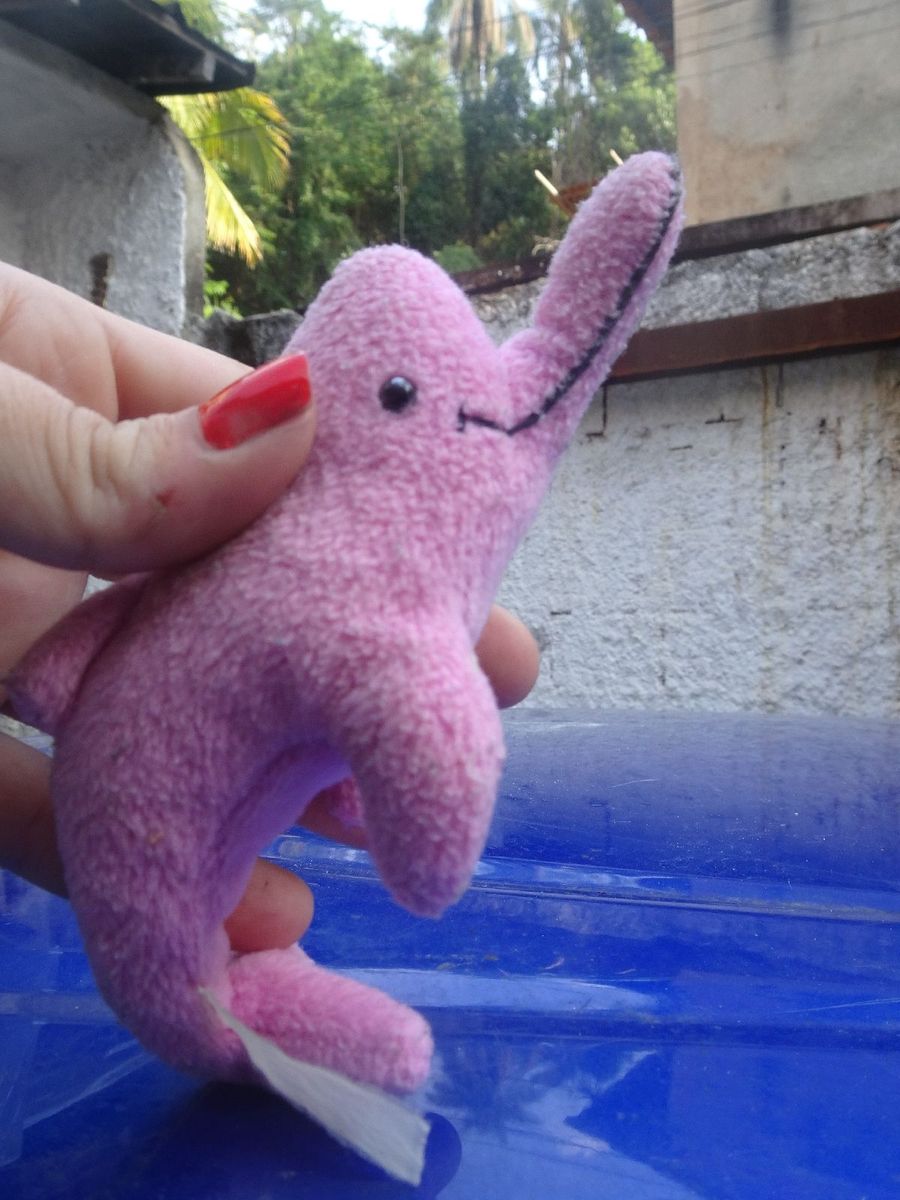 Boto Cor de Rosa Guarana Oficial | Pelúcia Guaraná Antártica Usado ...