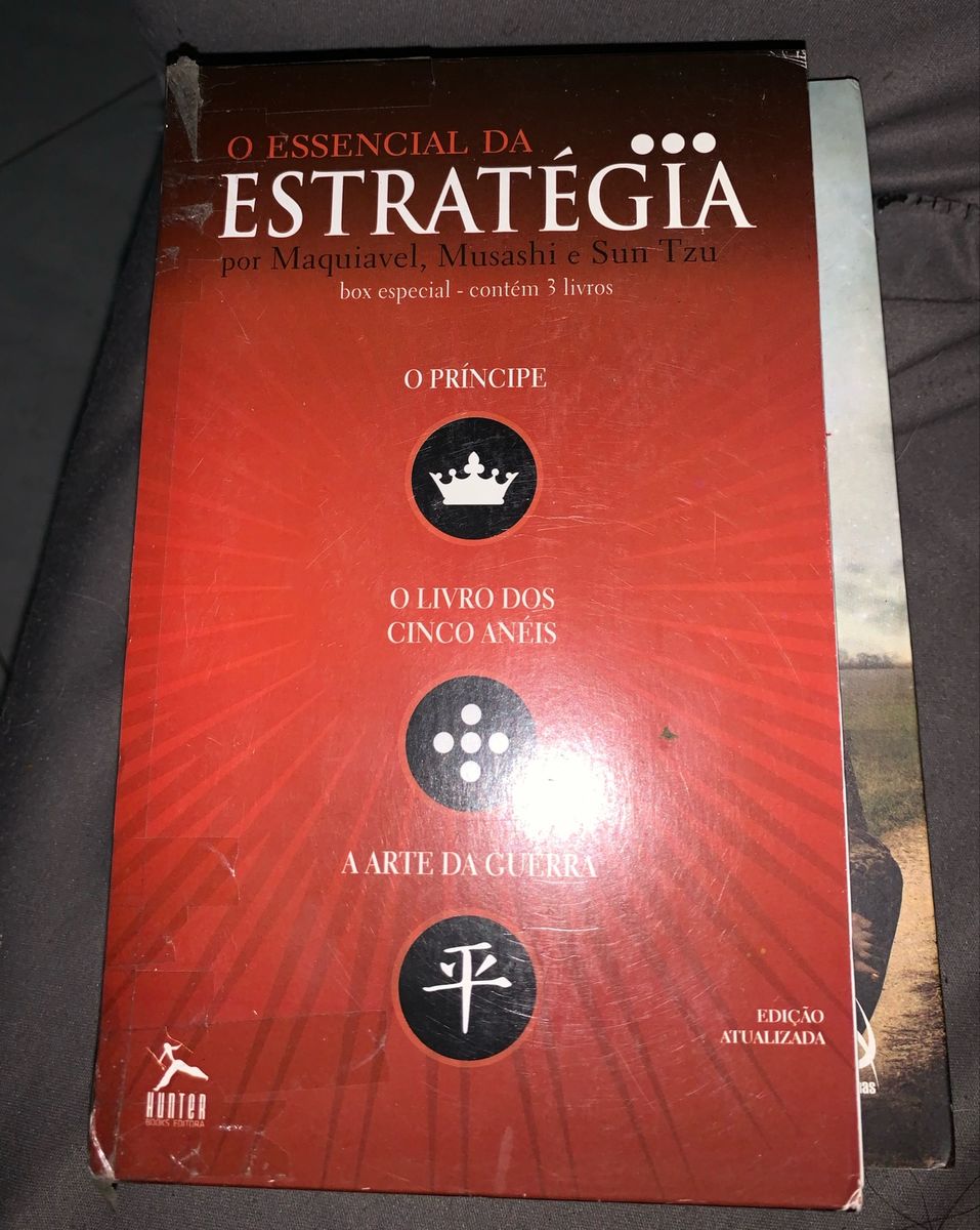 Box 3 Livros - O Príncipe - Arte da Guerra - O Livro Dos Cinco Anéis ...