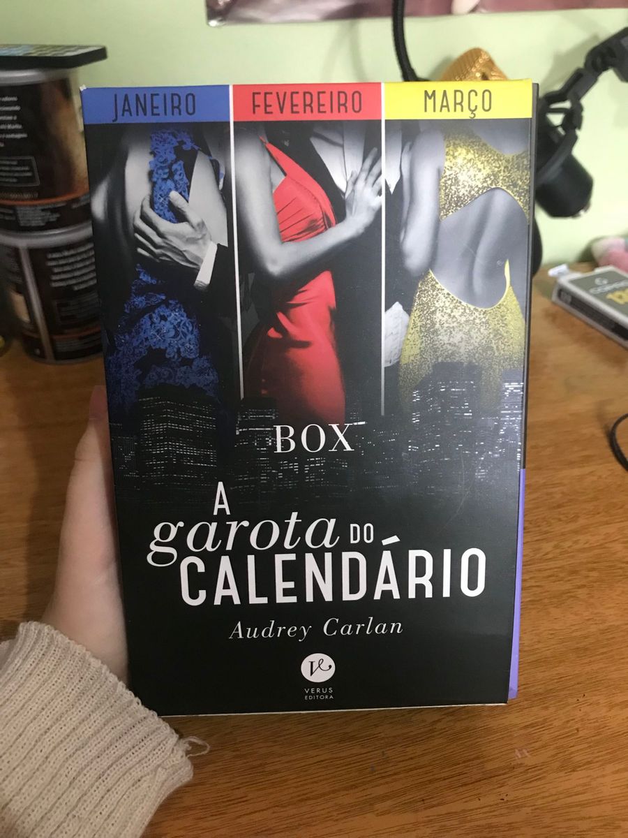 Box “a Garota do Calendário” | de Janeiro À Junho | Livro Verus Editora Nunca Usado 30555836 ...