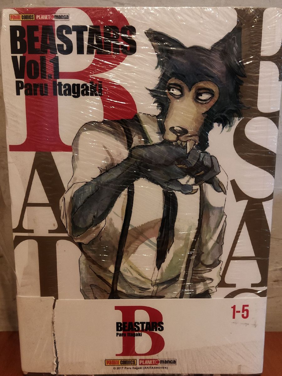 Box Beastars - 1 Ao 5 Lacrado | Livro Panini Nunca Usado 71690095 | enjoei