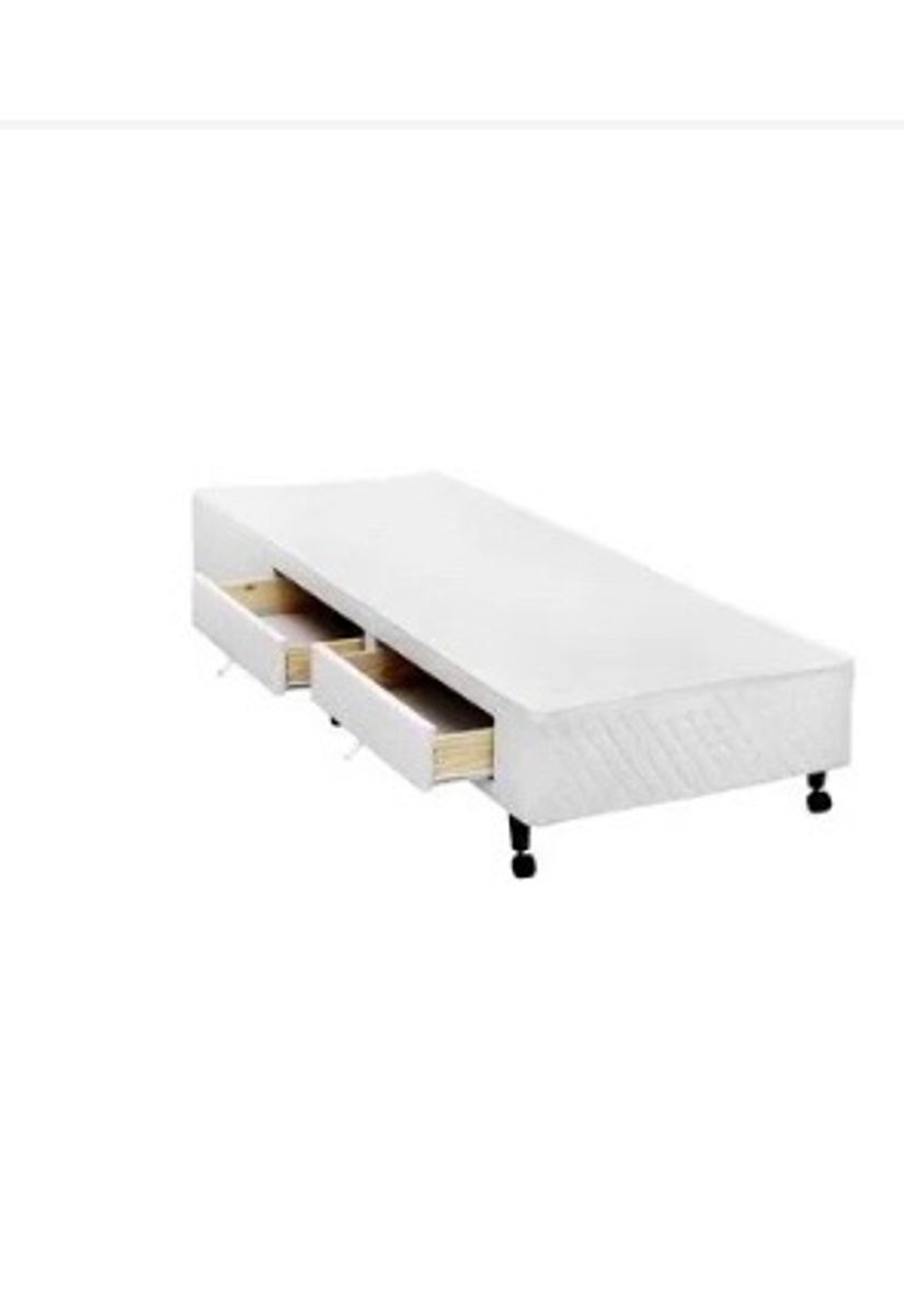 Box Casal (metade) Castor Branco com Duas Gavetas | Móvel Castor Nunca ...