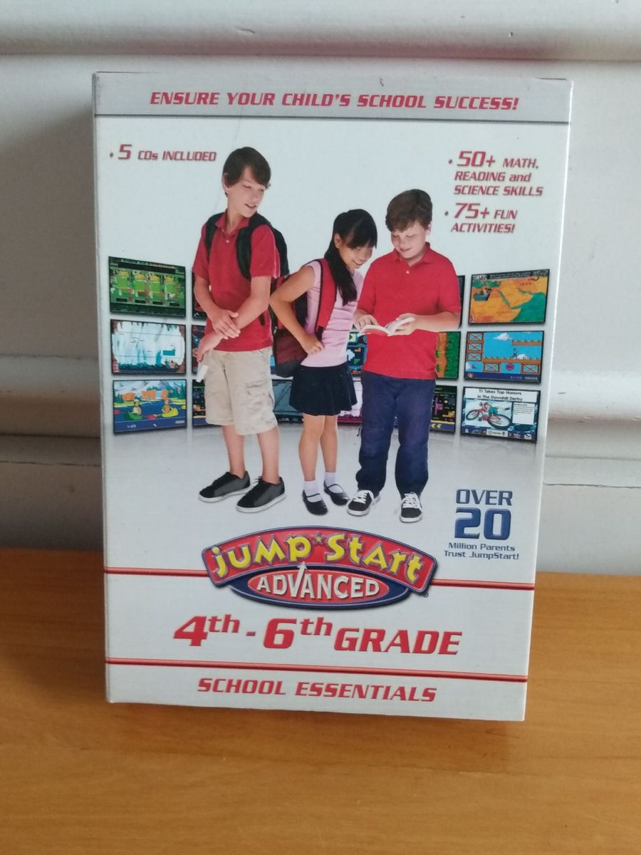 Box Cd Jump Start Advances School Essentials 4th-6th Grade Cd-rom ...