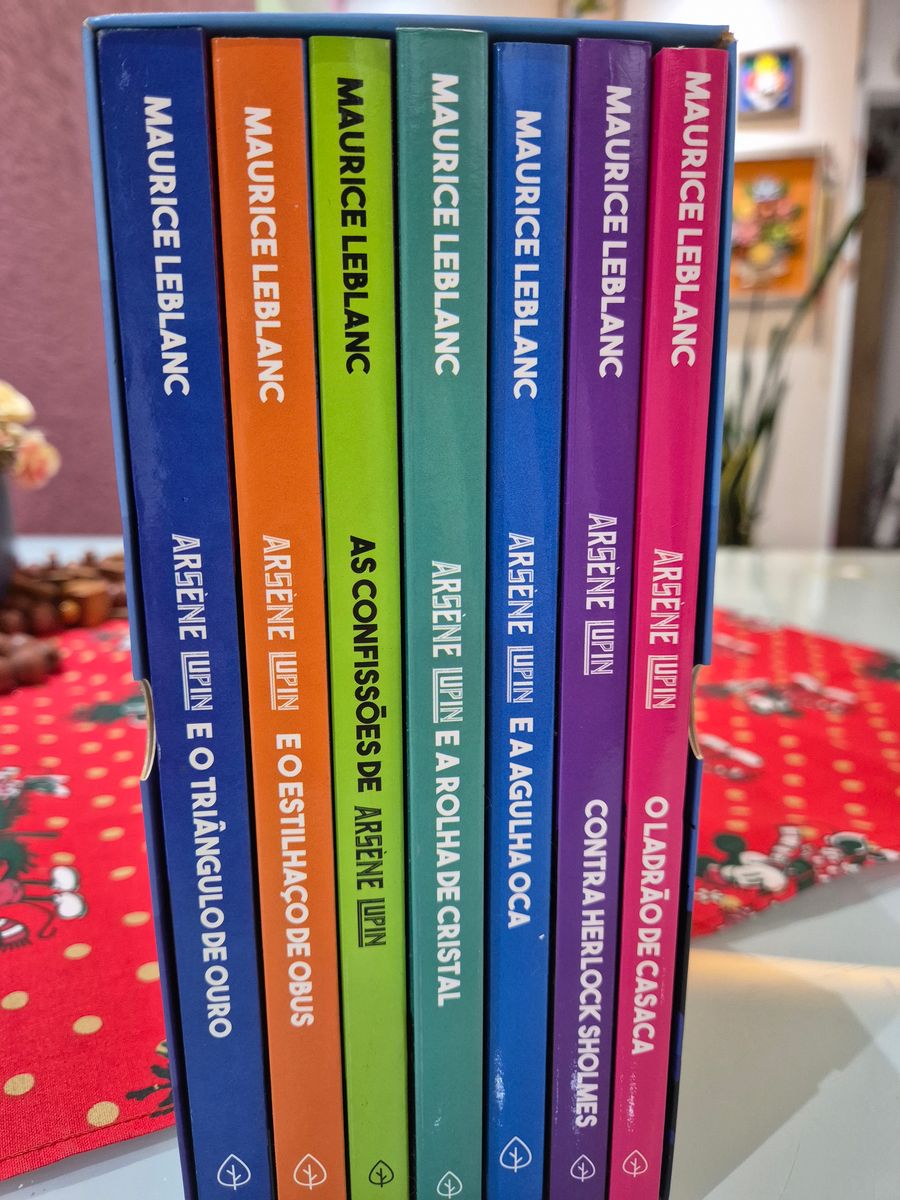 Box Coleção com 07 Livros de Arsène Lupin Que Deu Origem À Série da ...