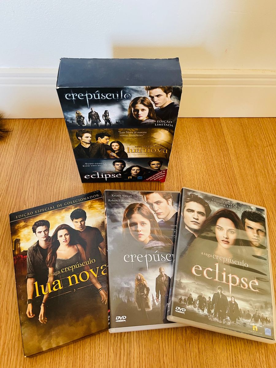 Box com 3 Dvd a Saga Crepúsculo Usado | Filme e Série Usado 68426960 ...
