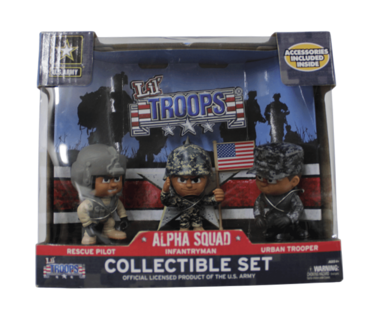 Box com 3 Soldados Militares Colecionáveis da U.s. Army, Alpha Squad ...