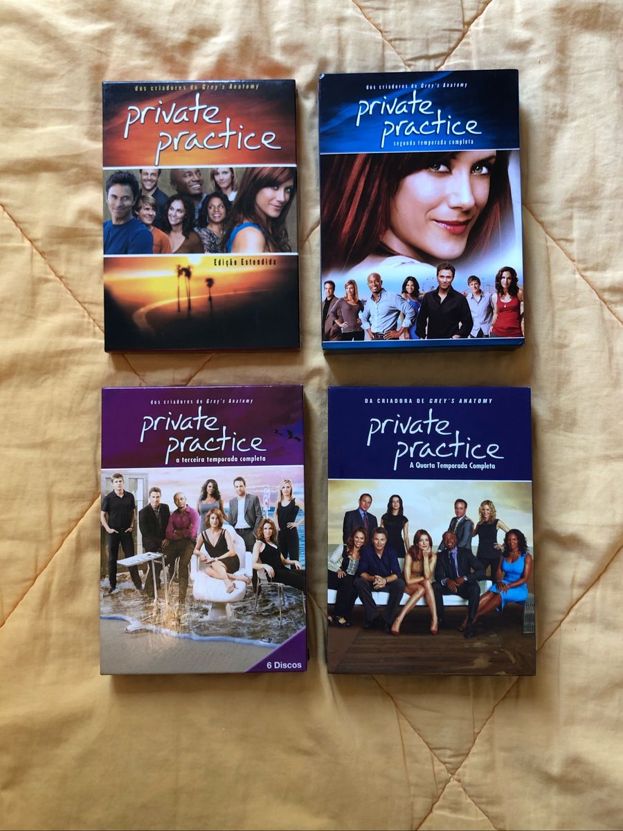 Box da Série Private Practice (1, 2, 3 e 4 Temporadas) | Filme e Série ...