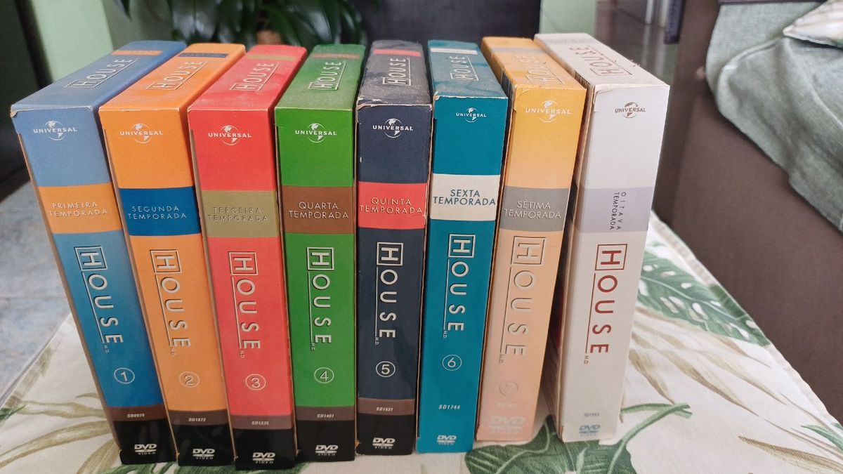 Box Das 8 Séries de House Completa com 2 Dvd' S Cada Box e 22 a 24 ...