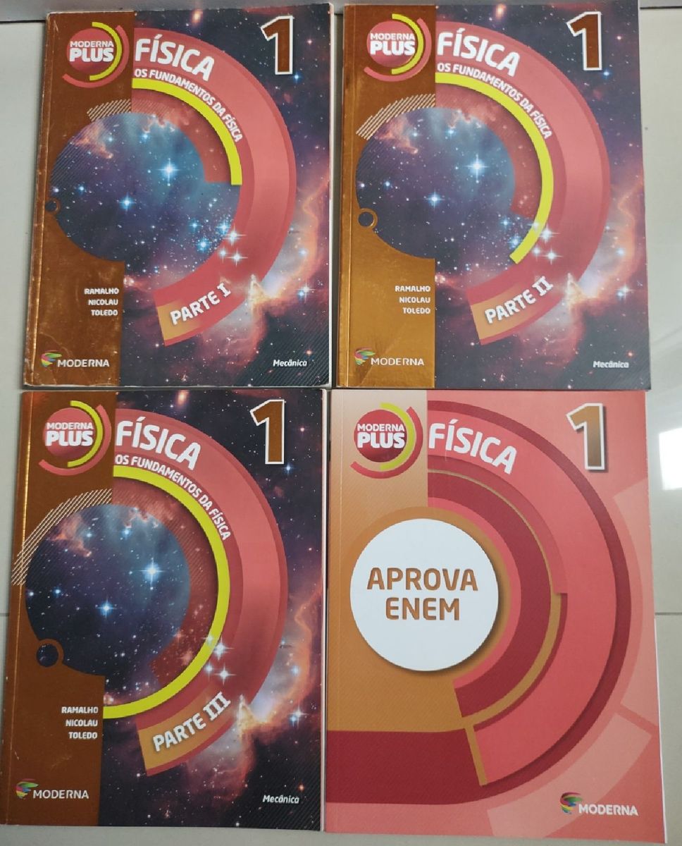 Box de Livros de Fisica 1 Parte 1 "os Fundamentos da Física" Ensino ...