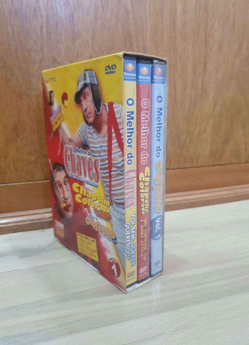 Box Dvd Chaves, Chapolin e Chespirito | Item de Música Dvd Chaves Usado ...