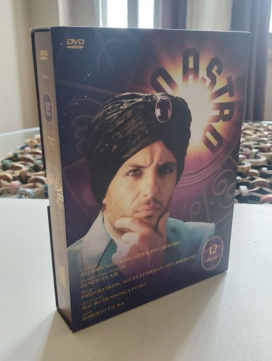 Box Dvd - O Astro - 12 Discos - Novela/série Globo | Filme e Série Dvd ...