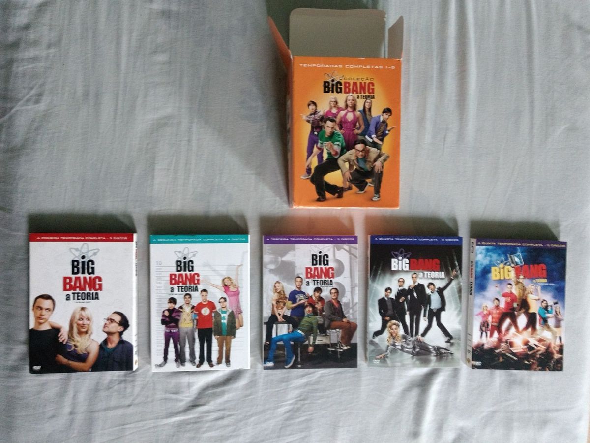Box Dvd The Big Bang Theory 5 Temporadas - Seminovo Sheldon | Filme e ...