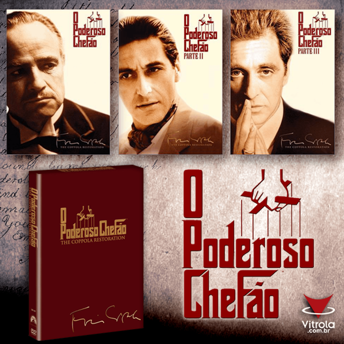 Box Dvd Trilogia O Poderoso Chefão (3 Dvds) | Filme e Série Paramount ...