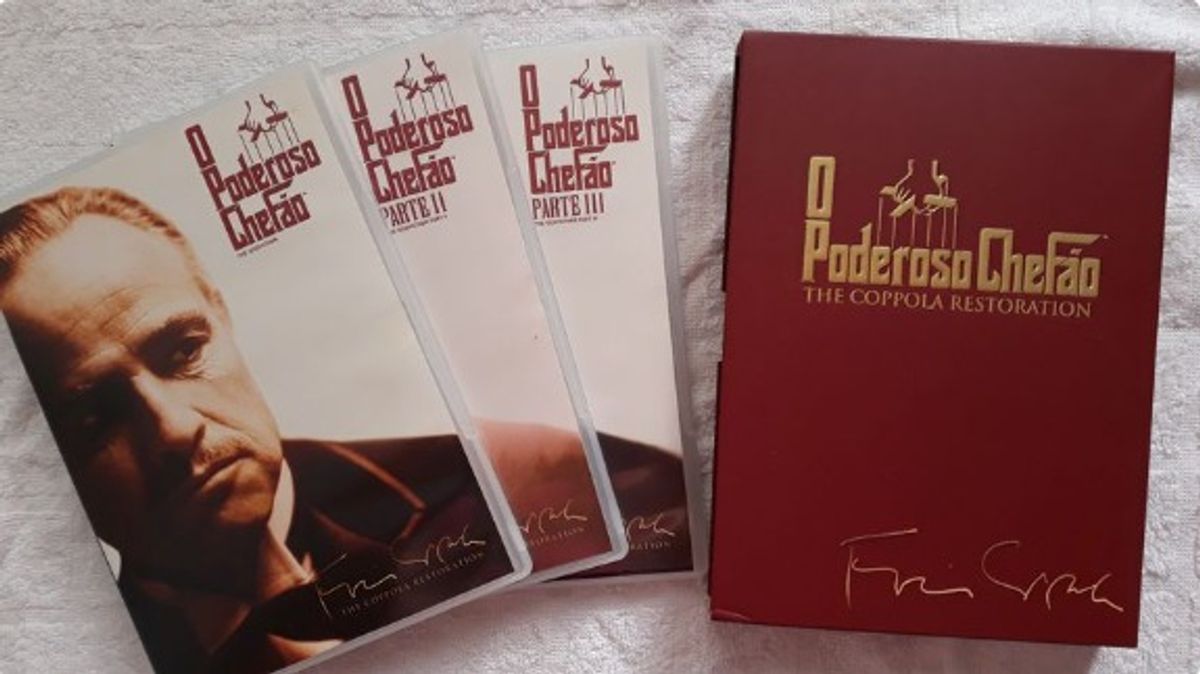 Box Dvd Trilogia O Poderoso Chefão | TV e Display Paramount Nunca Usado ...