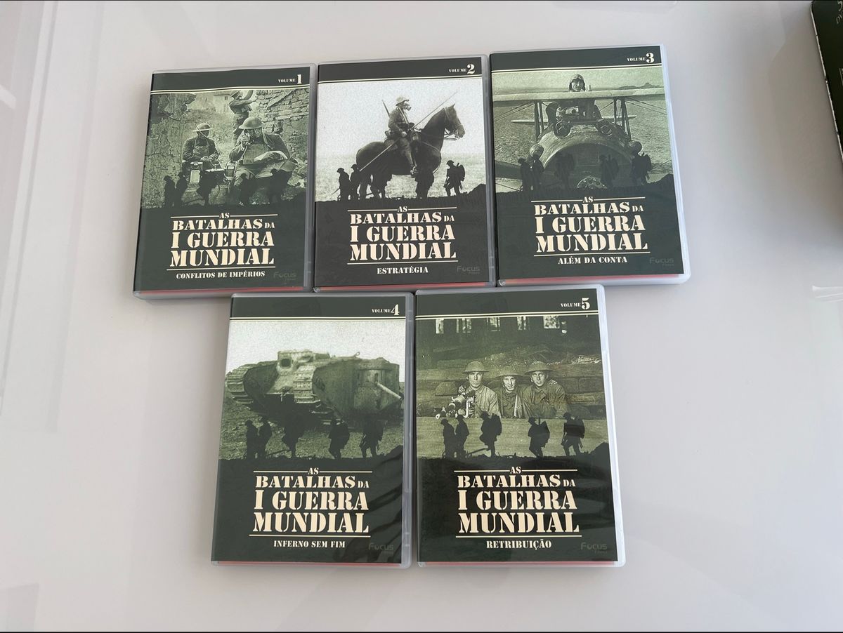 Box - Dvds - As Batalhas da I Guerra Mundial - Edição de Colecionador ...