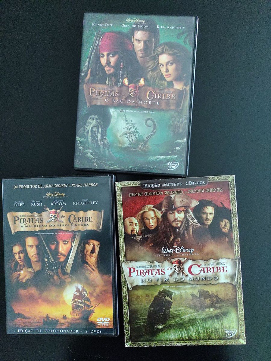 Box Dvds Piratas do Caribe | Filme e Série Usado 74333265 | enjoei