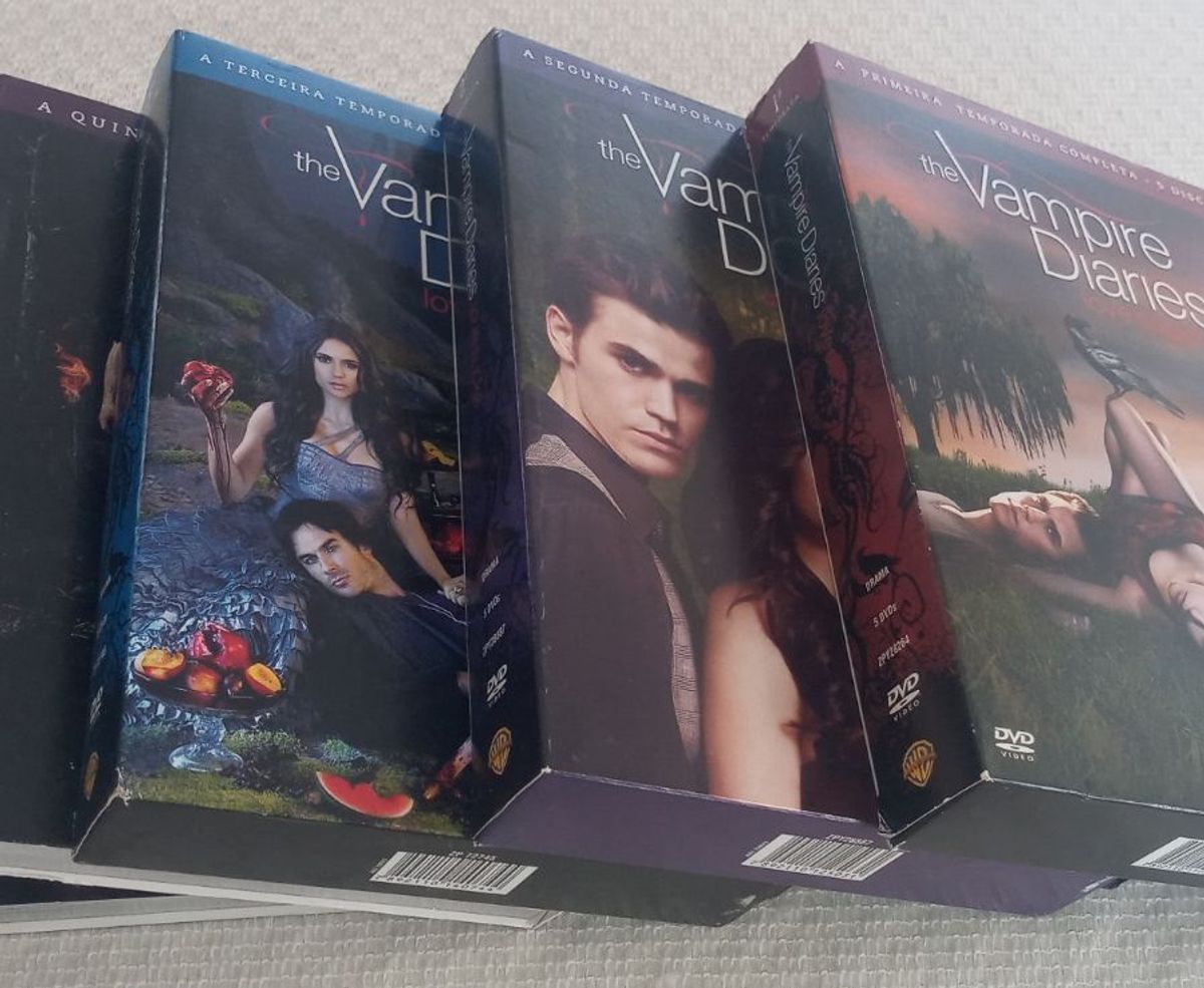 Box Dvds The Vampire Diaries | Filme e Série Dvd Usado 83171882 | enjoei