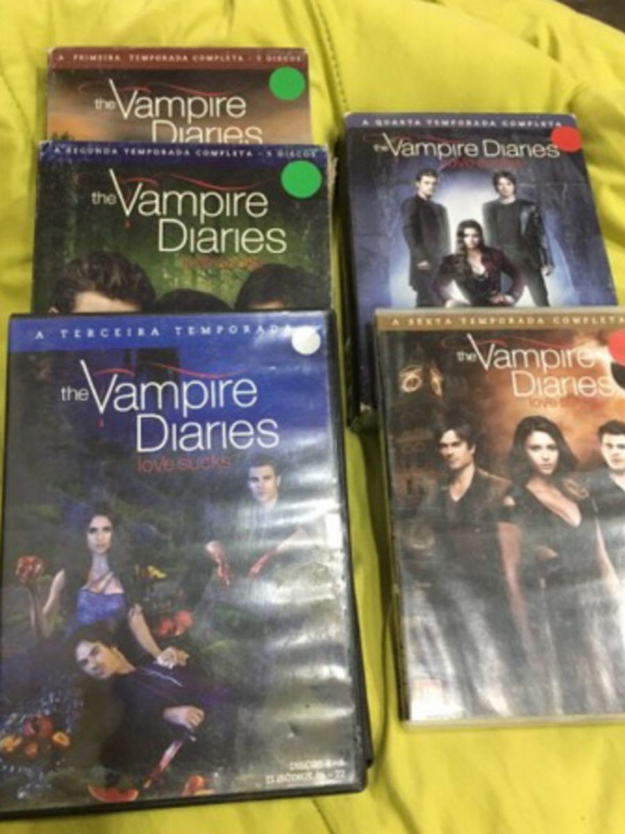 Box Dvds The Vampire Diaries | Filme e Série Original Usado 70527851 ...