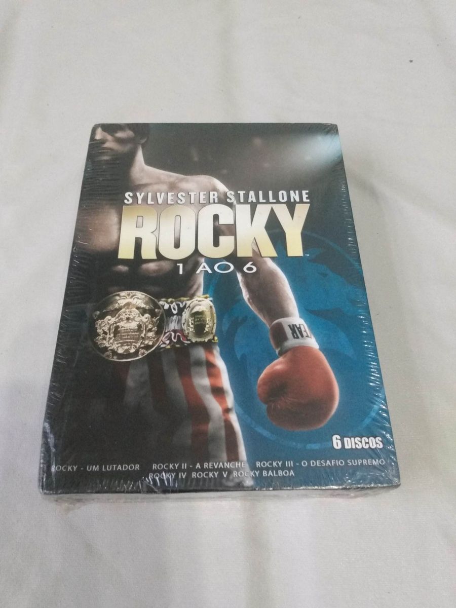 Box Filmes Novo Original Rocky - 1 Ao 6 - Sylvester Stallone - Lacrado ...