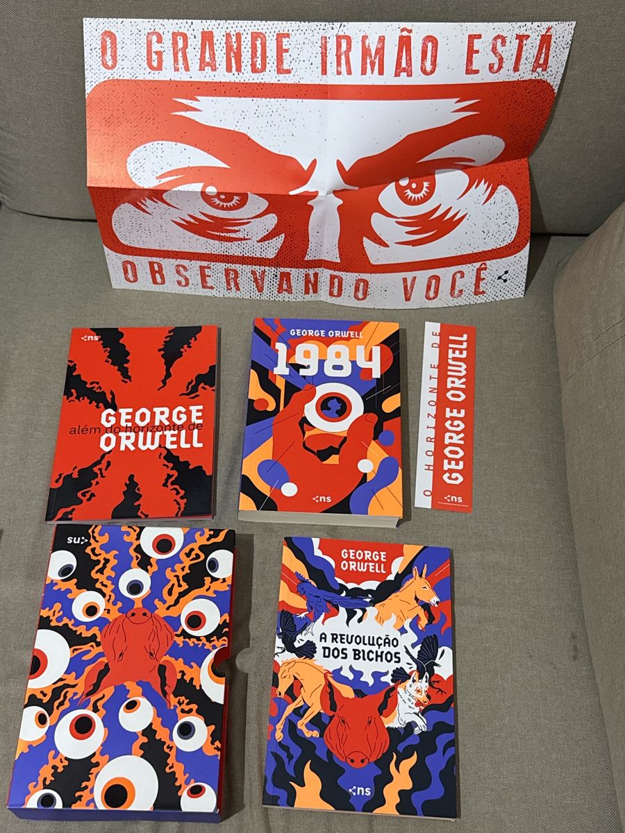 Box George Orwell com Pôster e Marca Página | Livro Grupo Novo Século ...
