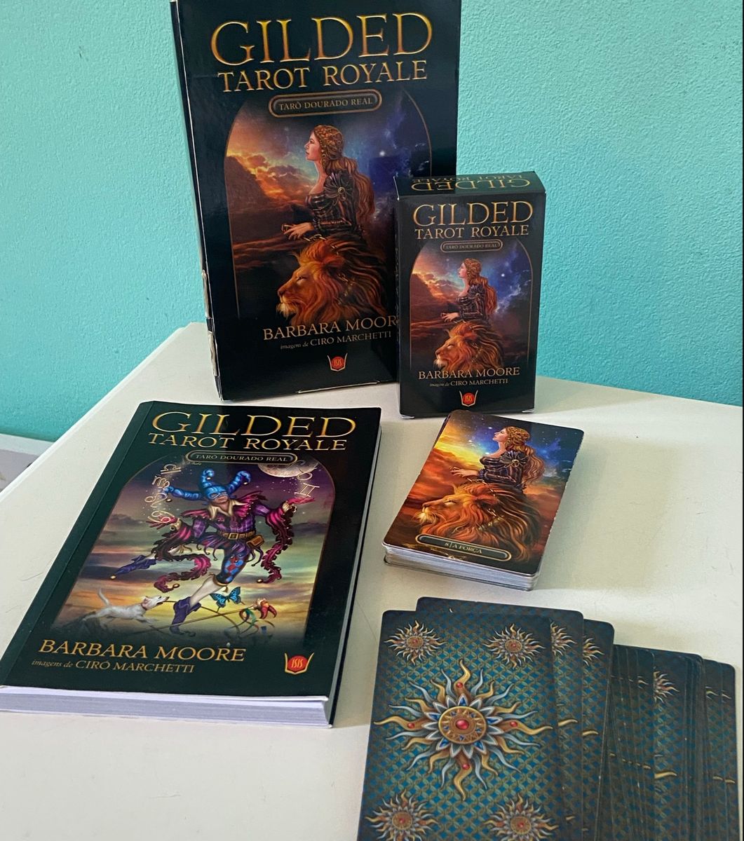 Box Gilded Tarot Royale + Livro | Livro Barbara Moore Usado 133846984 ...