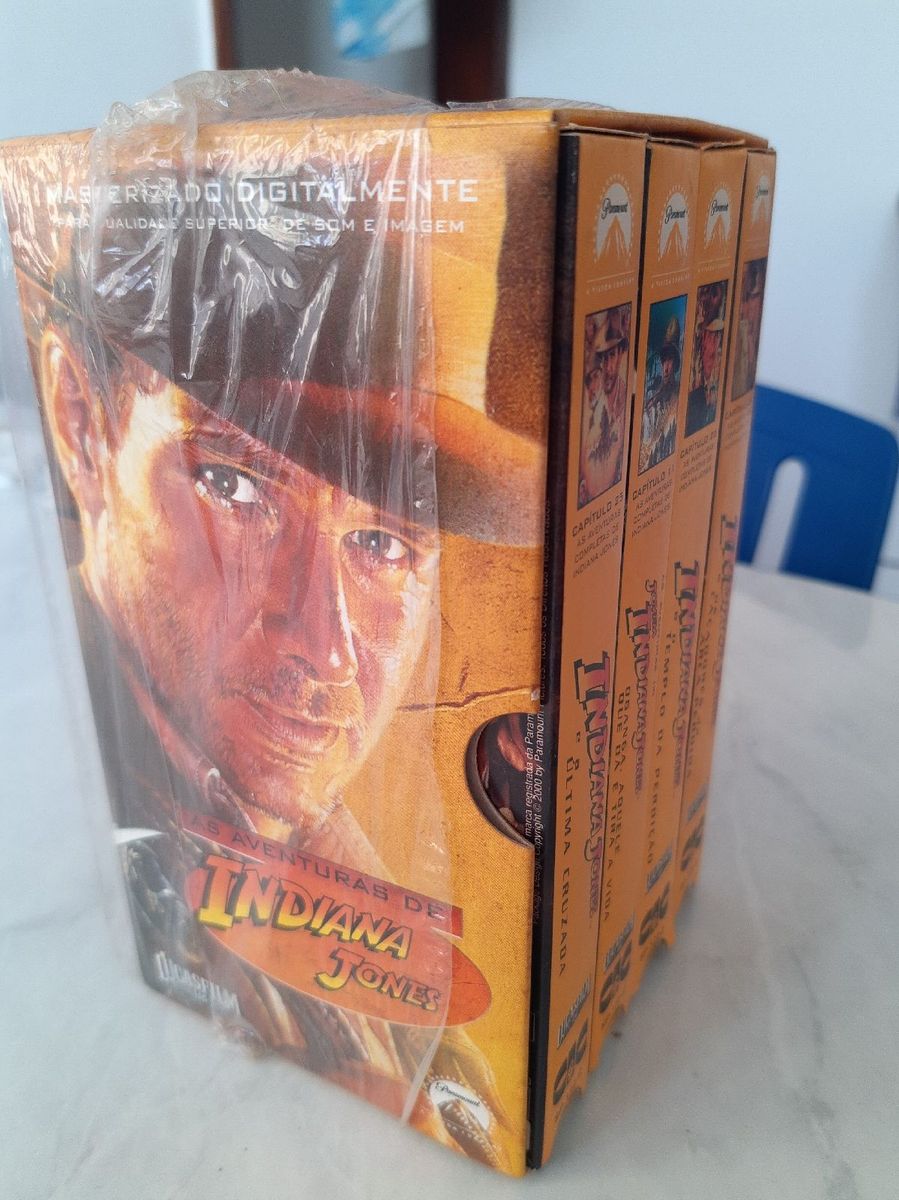 Box Indiana Jones Vhs | Filme e Série Cic Usado 81368769 | enjoei