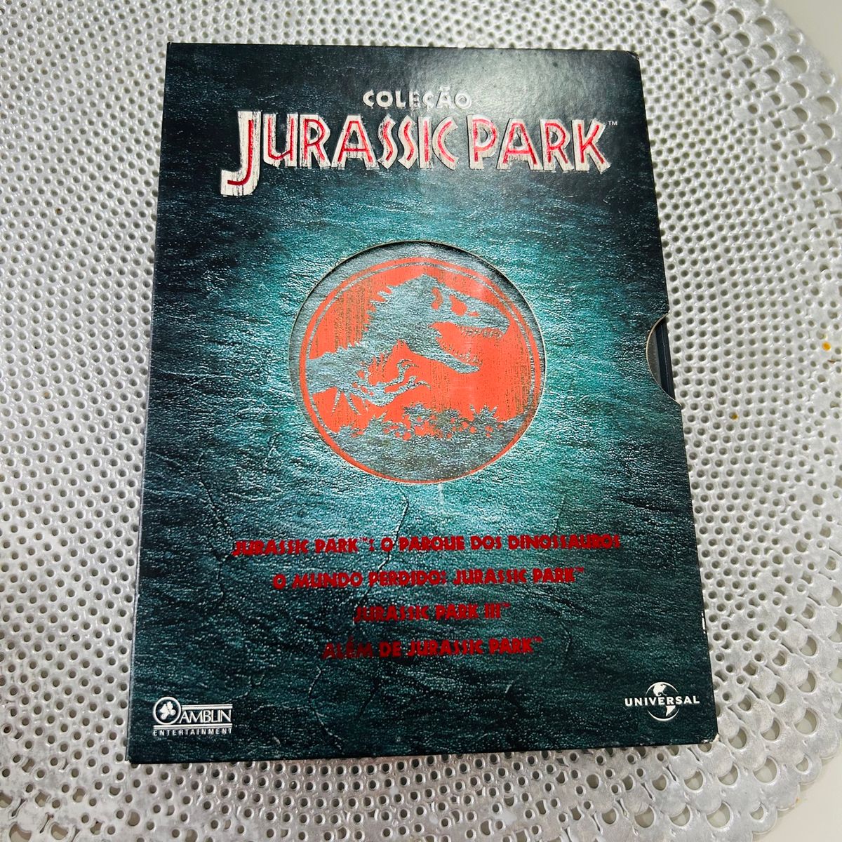 Box Jurassic Park - 4 Dvds Coleção Original | Filme e Série Universal ...