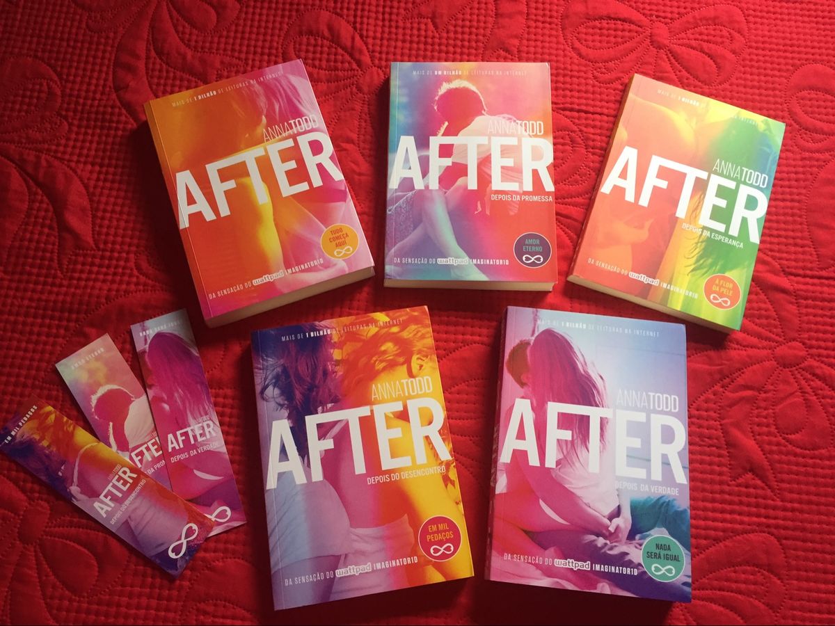 Box Livros After | Anna Todd - 5 Livros | Produto Feminino Usado ...