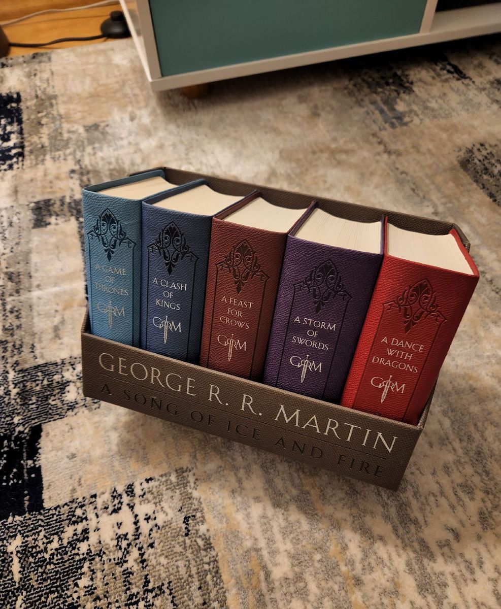 Box Livros Game Of Thrones 1 Ao 5 - George R R Martin - em Inglês ...